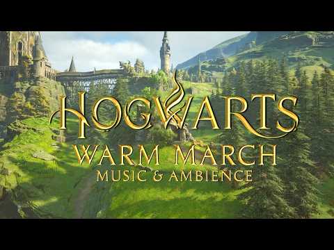 Warm March at Hogwarts - Harry Potter Music & Cozy Spring Atmosphere
