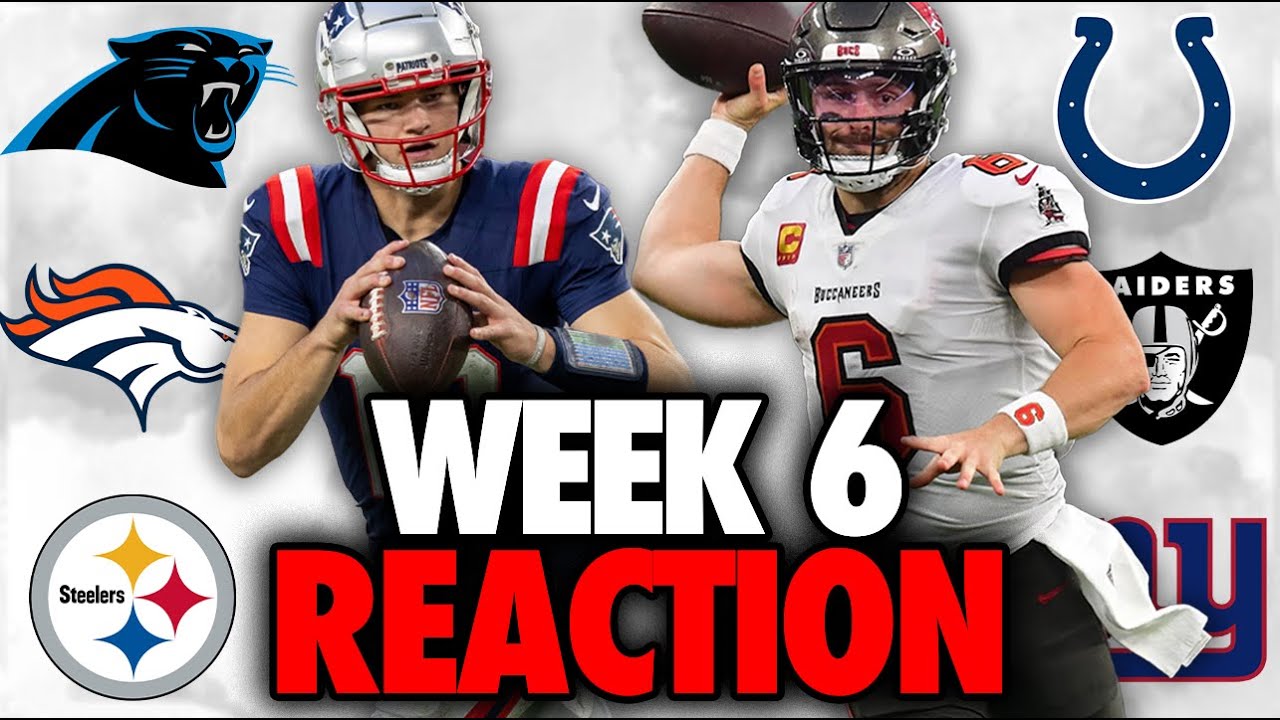 NFL Week 6 Reaction and Biggest Takeaways!! | NFL Analysis - YouTube