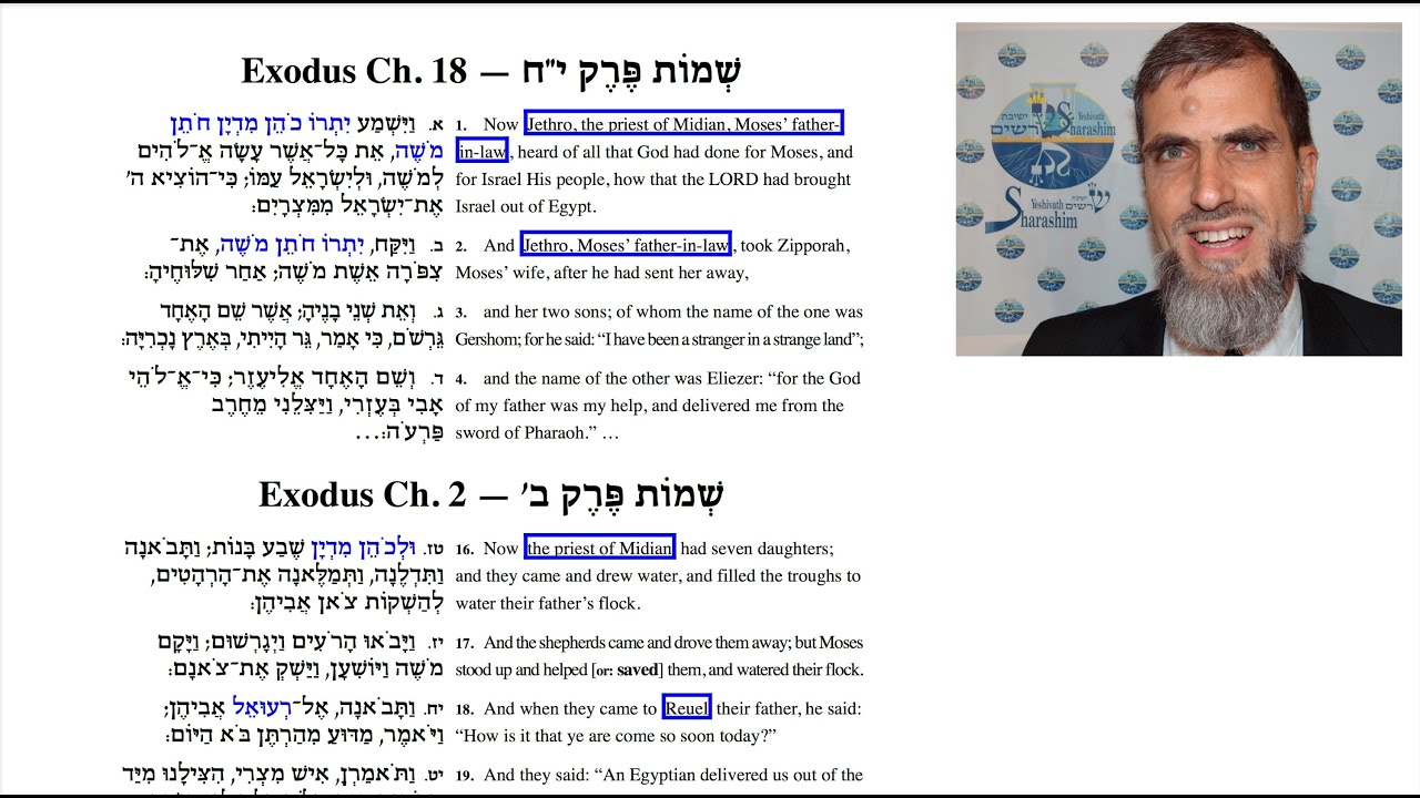Exodus 18: Jethro — and the Blessing of the "Stranger" (English only ...