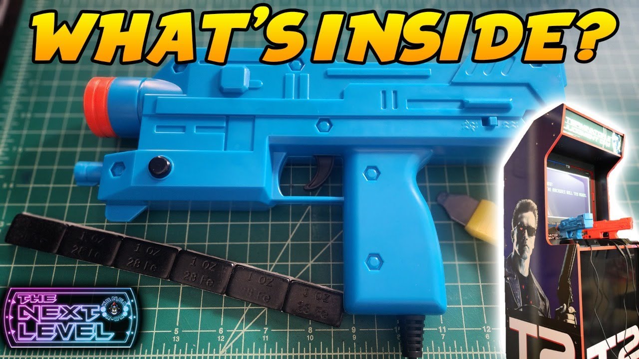 Can We Mod Arcade1Up Terminator 2 Guns? | Teardown Look Inside - YouTube