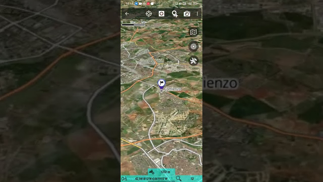 visor 3d Mapbox Oruxmaps Botonera lateral Desplazamiento mapa - YouTube