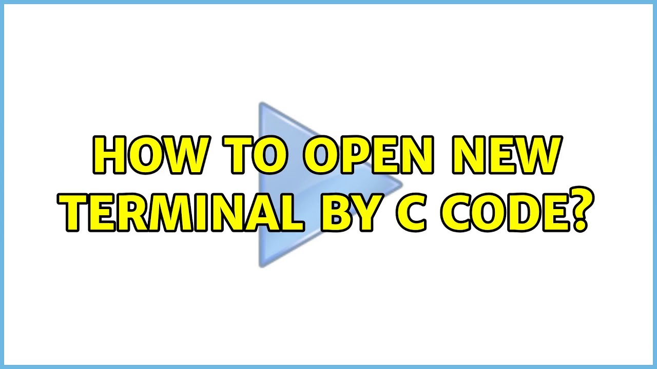 Ubuntu How To Open New Terminal By C Code YouTube Ubuntu How To Open New Terminal By C Code YouTube