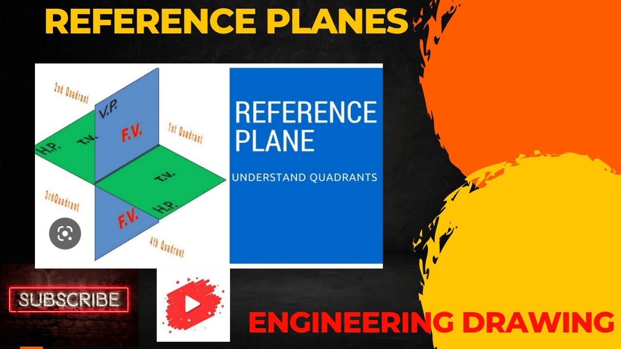 Introduction on Reference Planes in Engineering graphics - YouTube