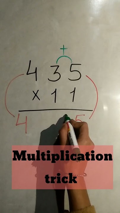 Multiplication Shortcut Trick | Multiply by 11 in any long digits Numbers | Solution4u | - YouTube