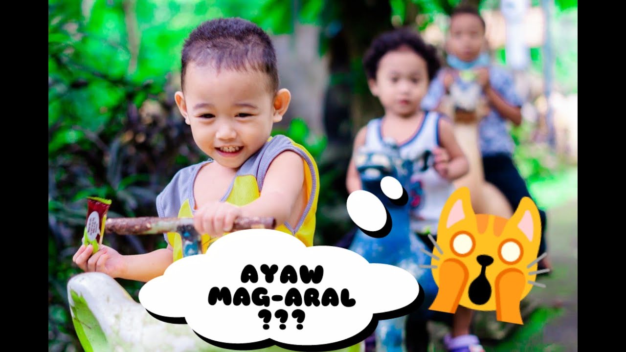 Four years old baby Ayaw mag aral - YouTube