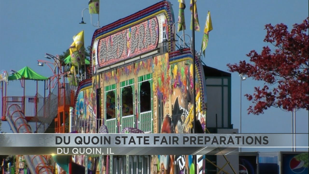 Du Quoin State Fair prepares for grand opening - YouTube