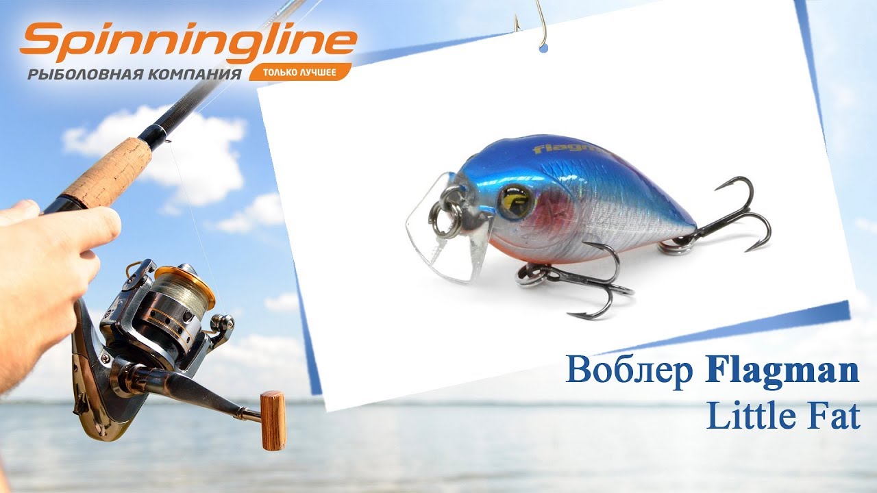 Воблер Flagman Little Fat - YouTube