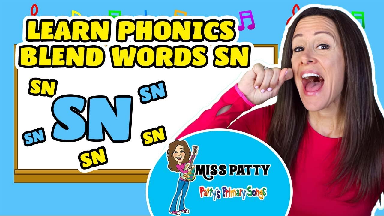 Learn Phonics Song for Children Blends Songs Letter Sn | Consonant Song ...