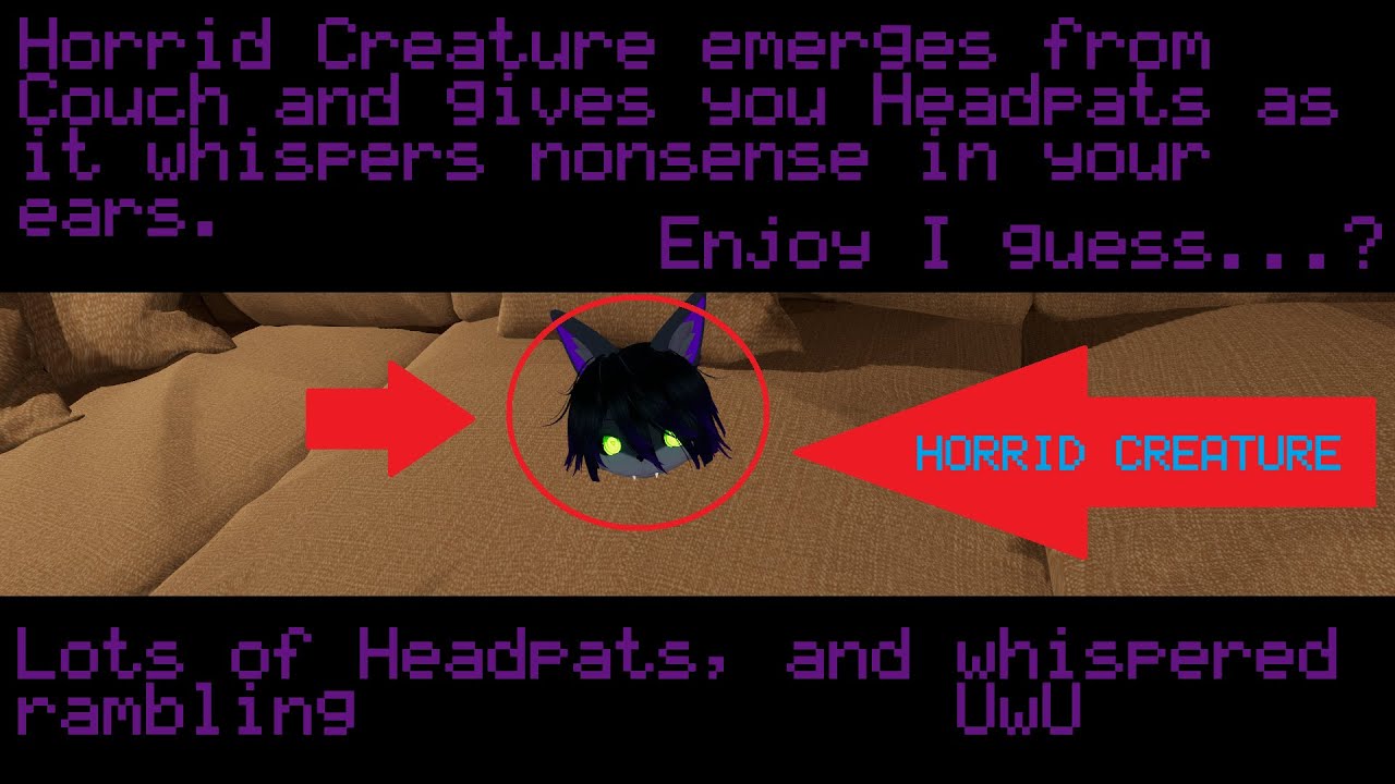 [Furry ASMR] - Horrid Creature emerges from Couch to give headpats ...