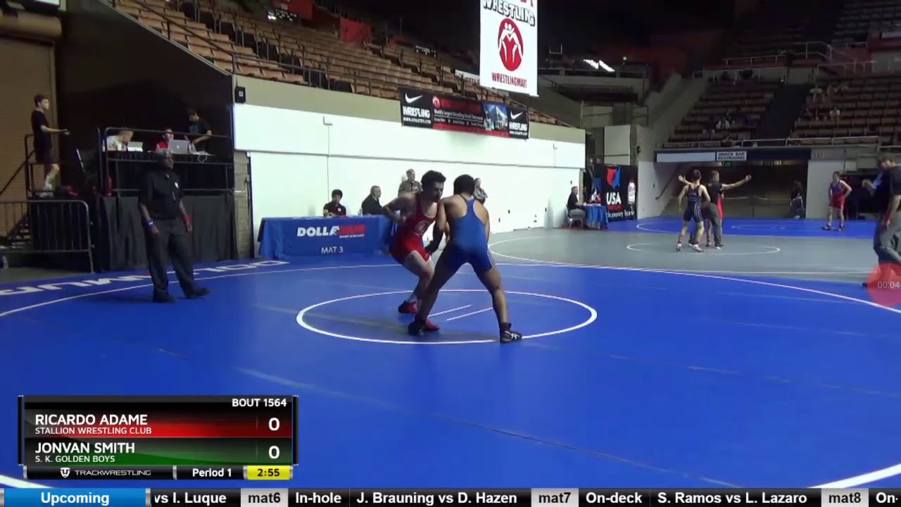 Greco-Roman State Jonovan Smith round 3 Jr - YouTube