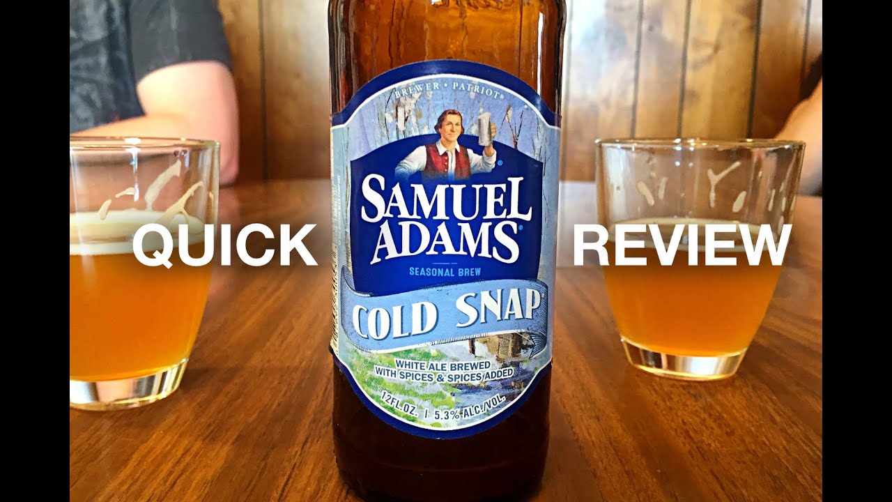 Quick Beer Review: Sam Adams Cold Snap - YouTube