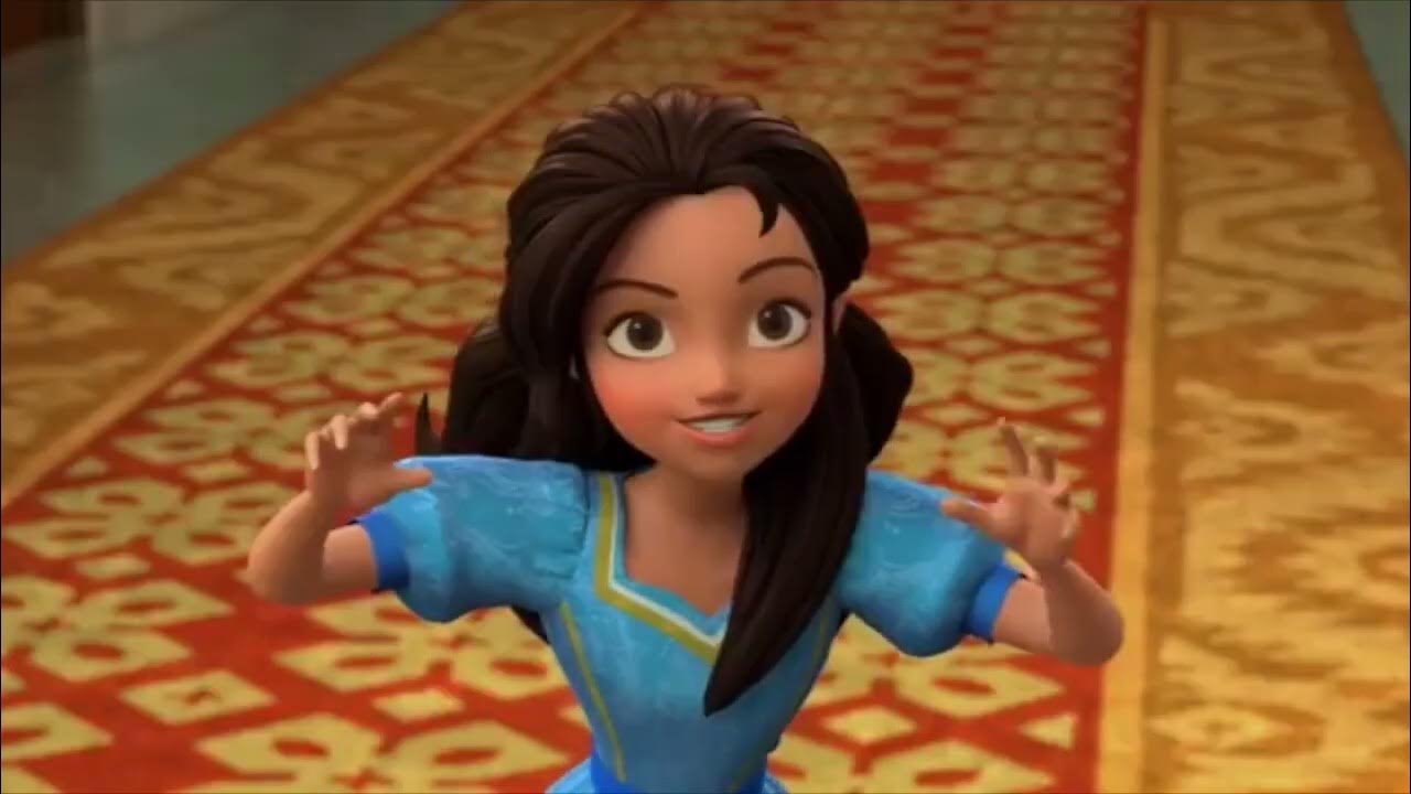 Elena Of Avalor Elena Meets Isabel And Showed Her The Monster Rocks Scene Youtube