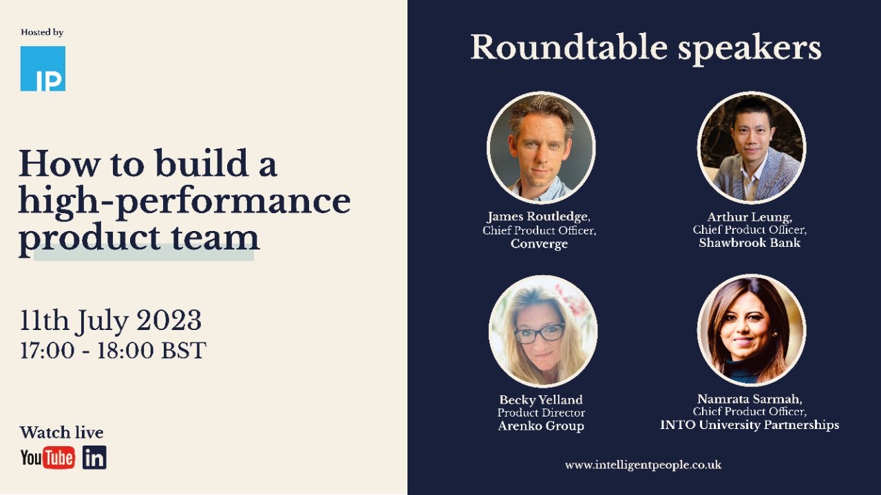 How to build a high-performance product team - YouTube