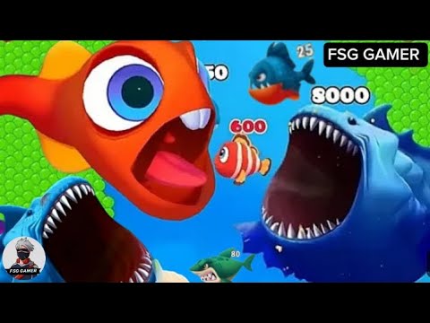Fishdomdom Ads new trailer 9.0 update Gameplay hungry fish video - YouTube
