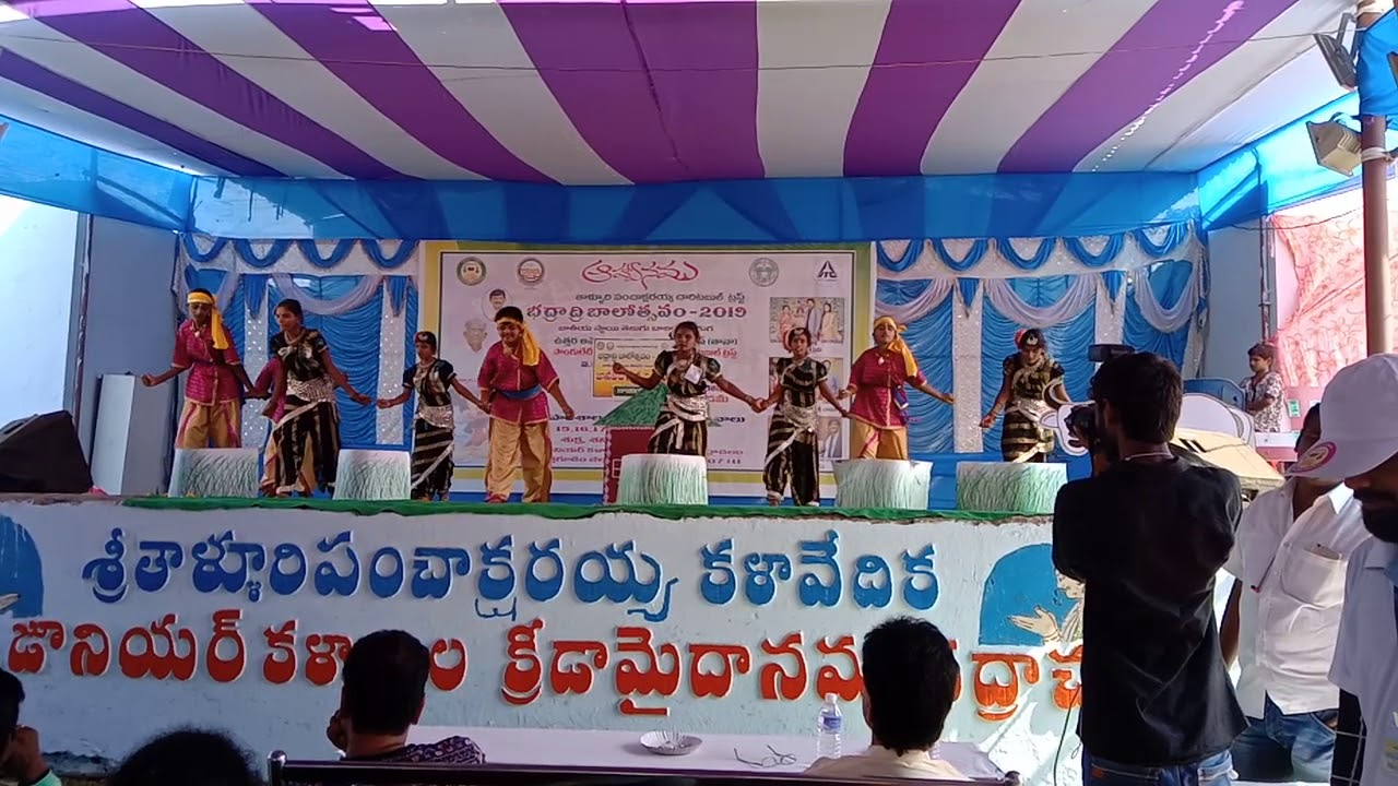 Telangana folk dance subbu performance - YouTube