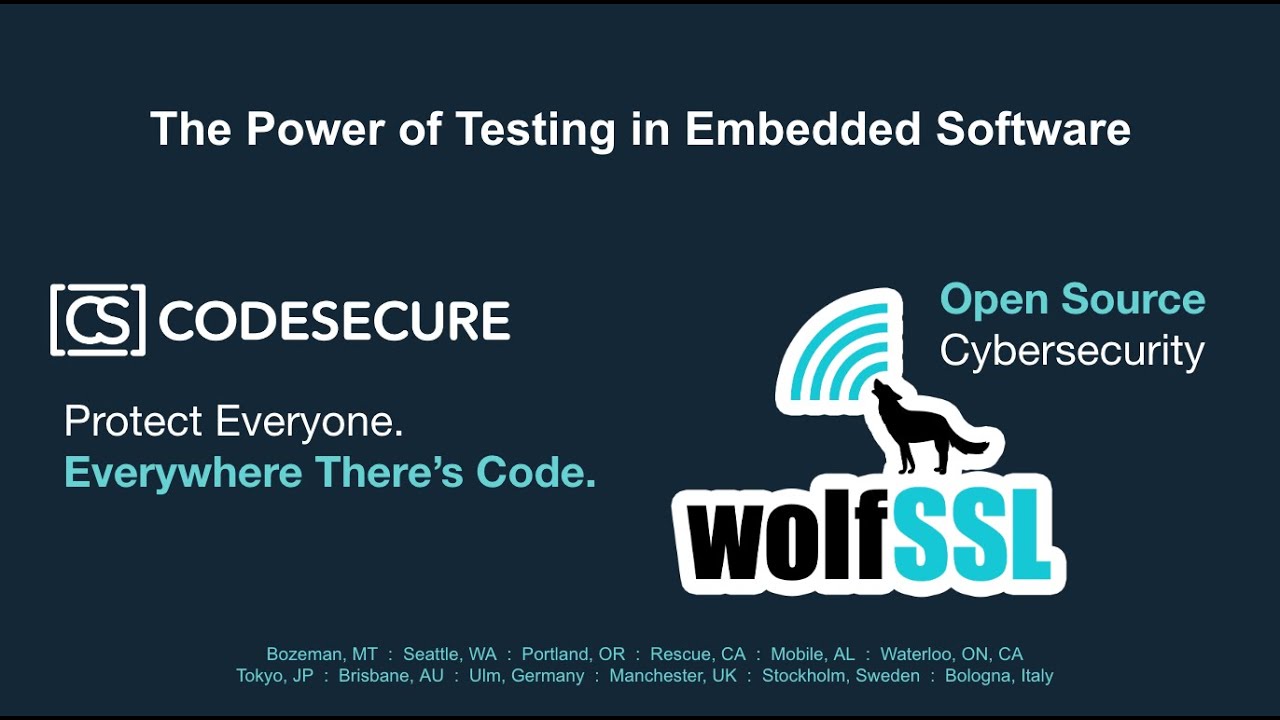 Live Webinar: The Power of Testing in Embedded Software Webinar ...