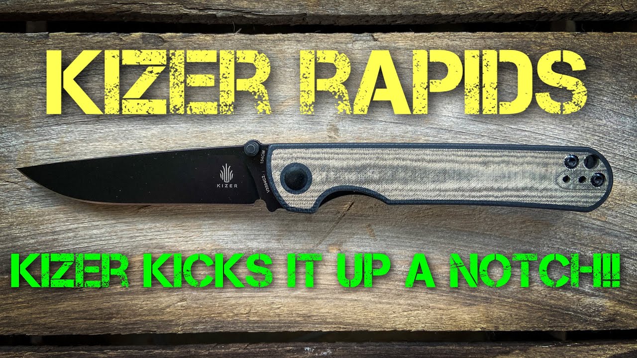 Kizer Rapids - Full Review! A new flex on budget knife handle fit and ...
