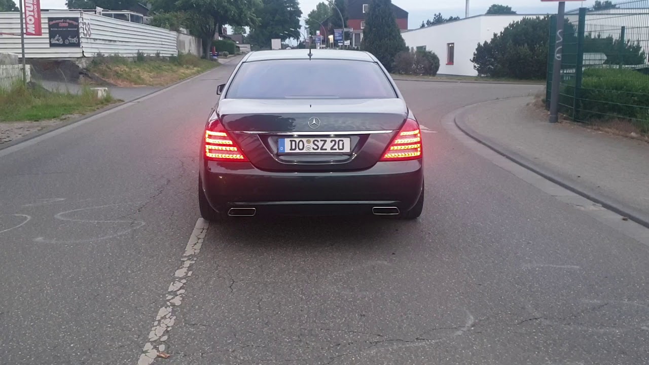 MS'Customs Mercedes S500 V8 Sound stage 2 - YouTube