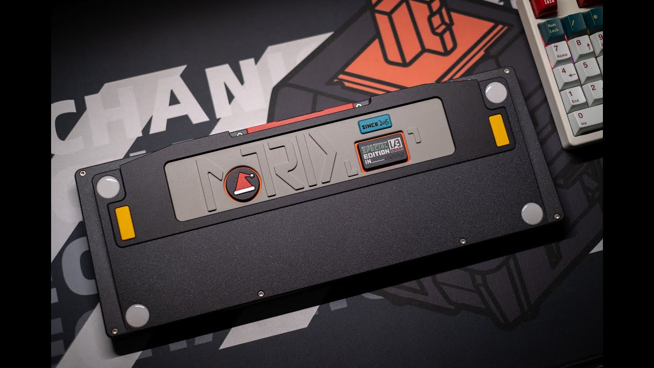 Matrix 8xv 2.0 add X'mas with F1 Typing Sounds ASMR custom keyboard ...