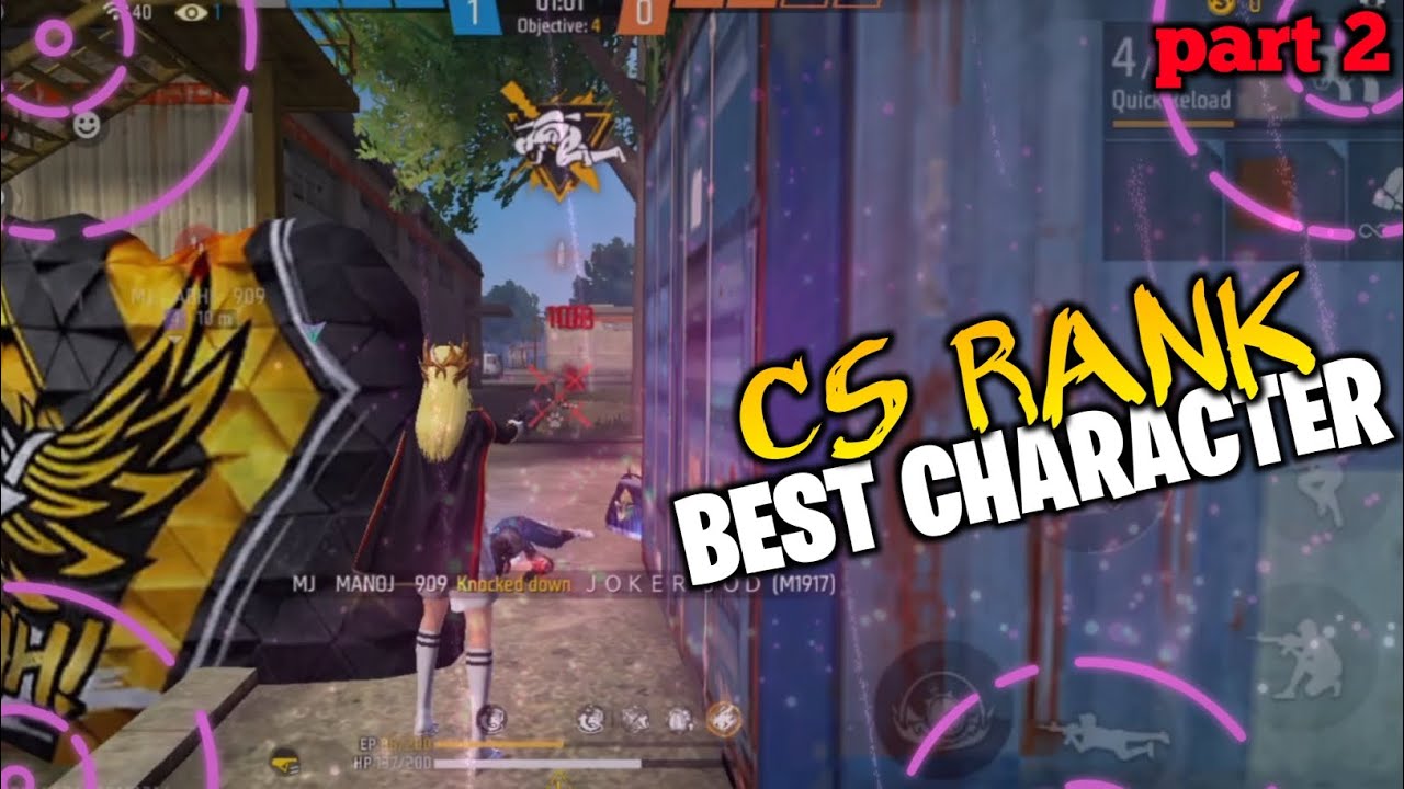 Best Character Skills For Cs Rank || Cs Rank Best Character ? || Part 2 ...