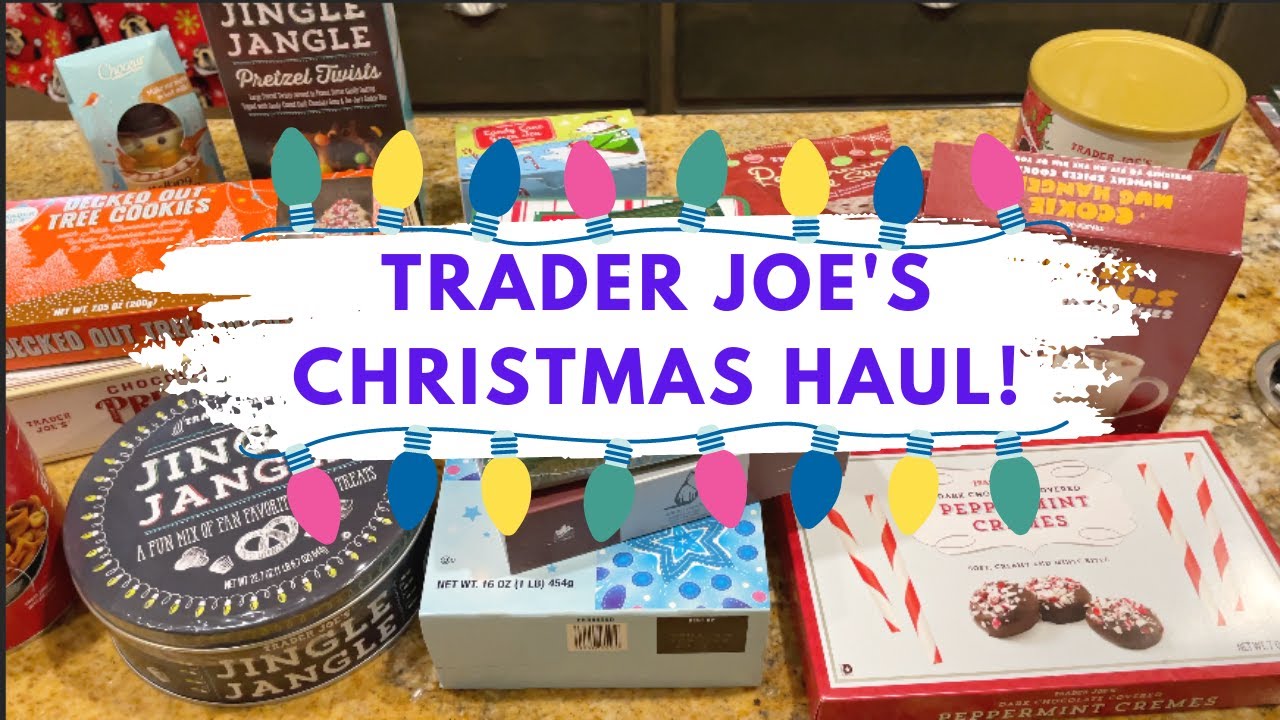 TRADER JOE'S CHRISTMAS HAUL 2022! - YouTube