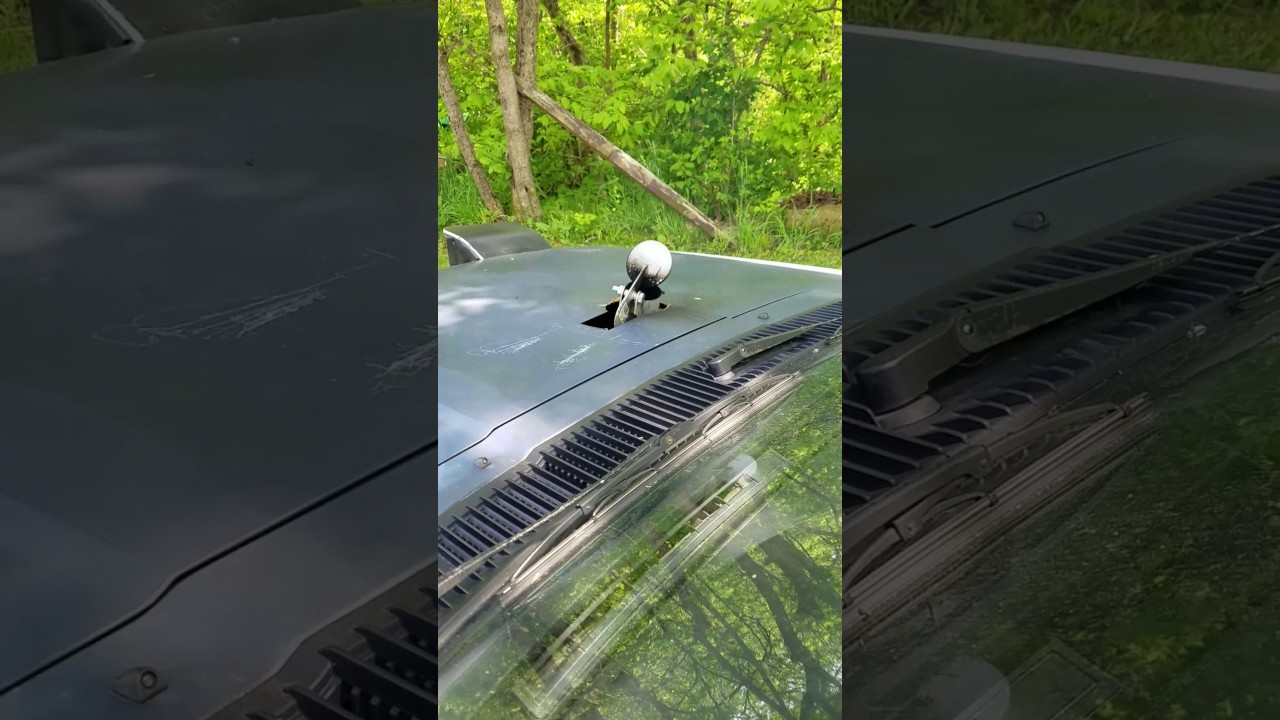 1987 Chrysler Conquest TSi Hood Stack - YouTube