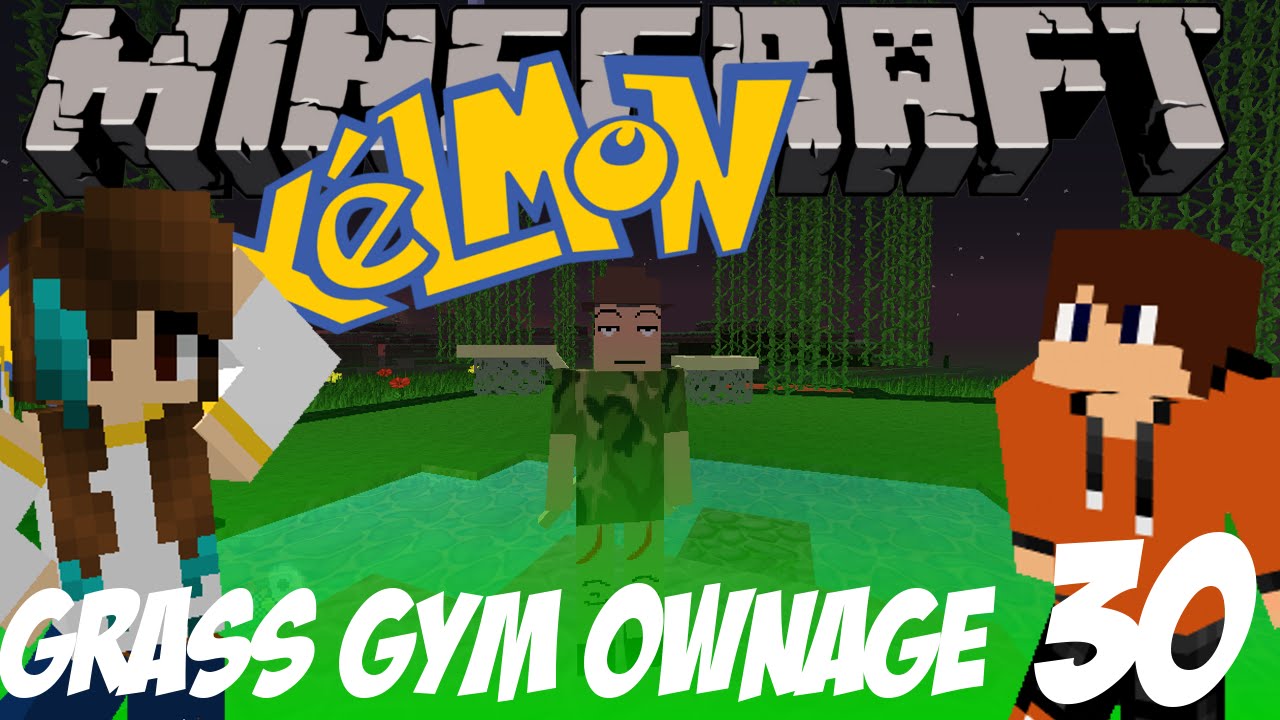 Minecraft Pixelmon w/ Nico - 30 - GRASS GYM OWNAGE - YouTube