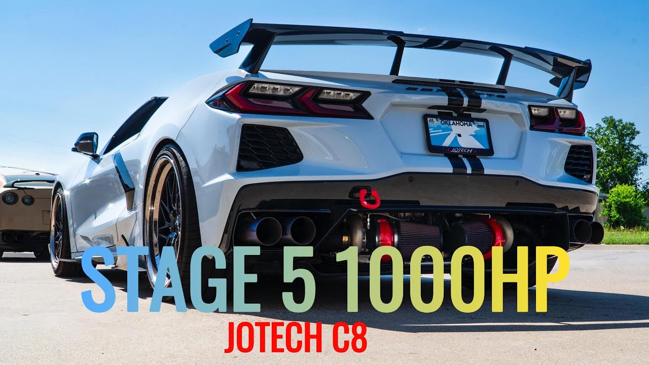 920WHP Chevy Corvette C8 Twin Turbo build here at Jotech Reveal! - YouTube