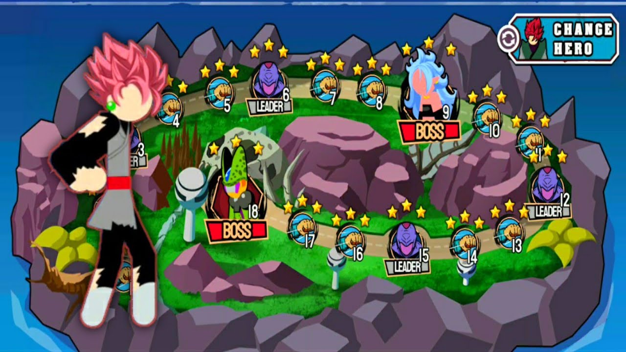 Stickman Warriors - Super Dragon Shadow - EVIL GOMU vs ANCIENT JUNGLE ...