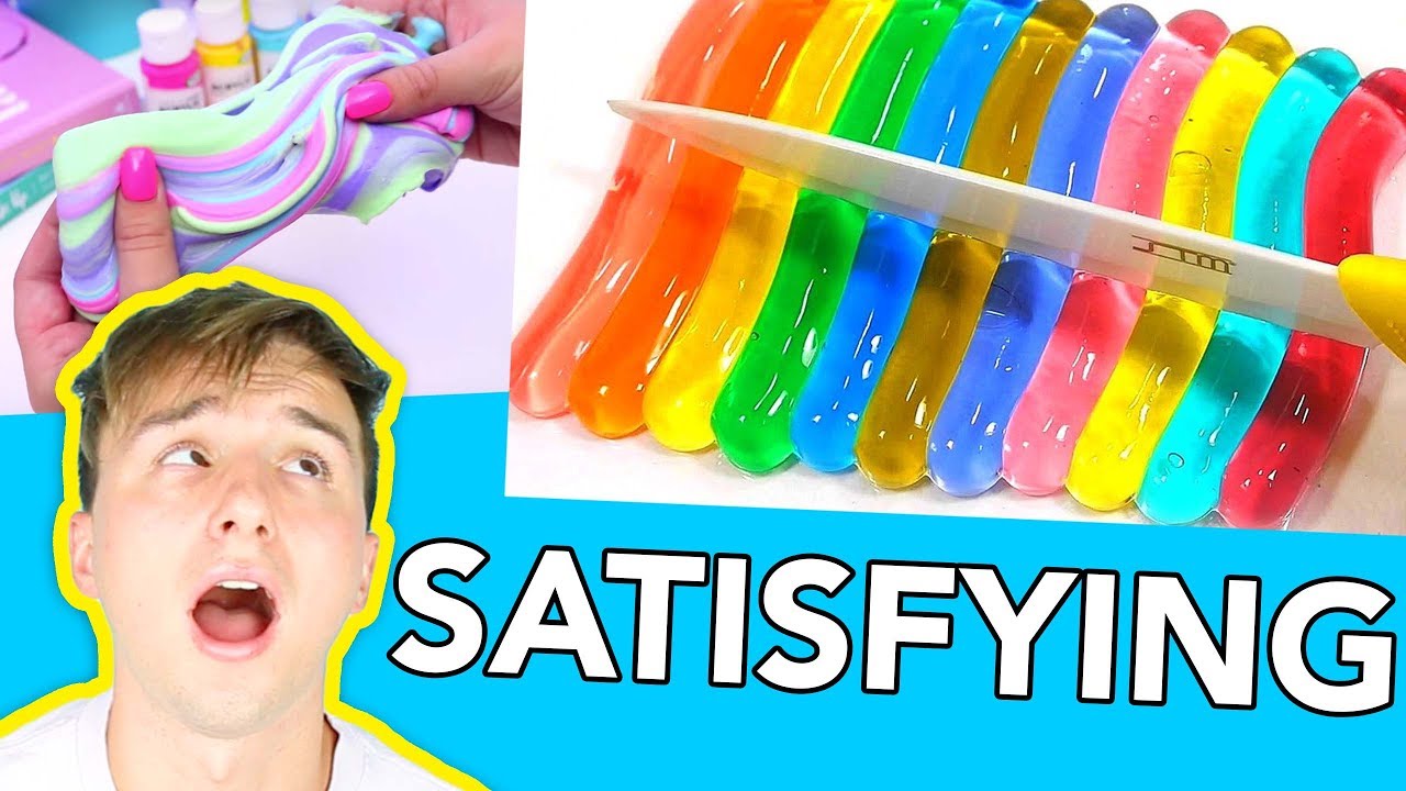 MAKING THE MOST SATISFYING SLIME VIDEO (this will make your body tingle ...