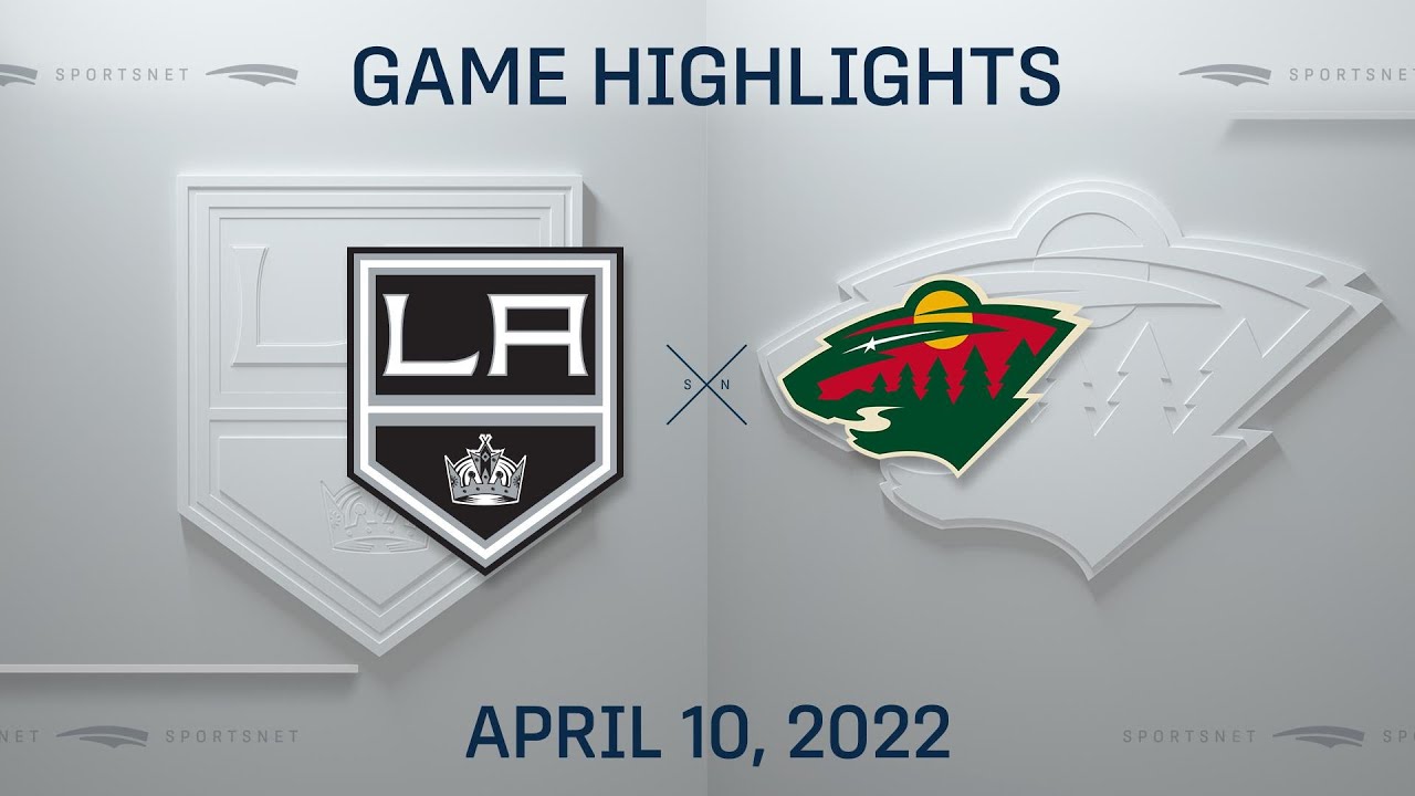 NHL Highlights | Kings vs. Wild - Apr. 10, 2022 - YouTube