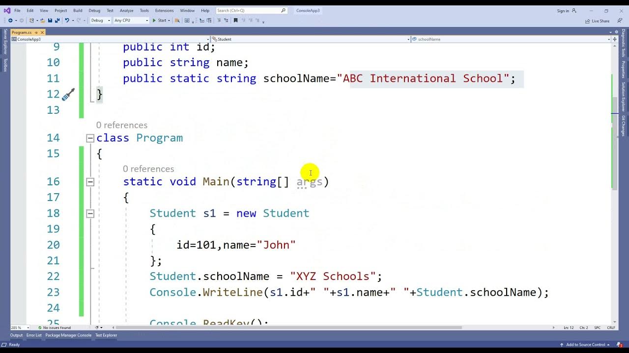 Understanding the static Keyword in C#.NET | DotNet Academy - YouTube