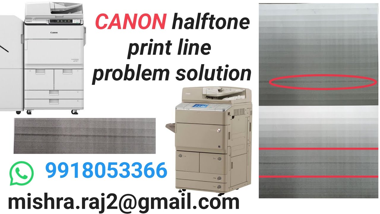 canon advance print problem - YouTube
