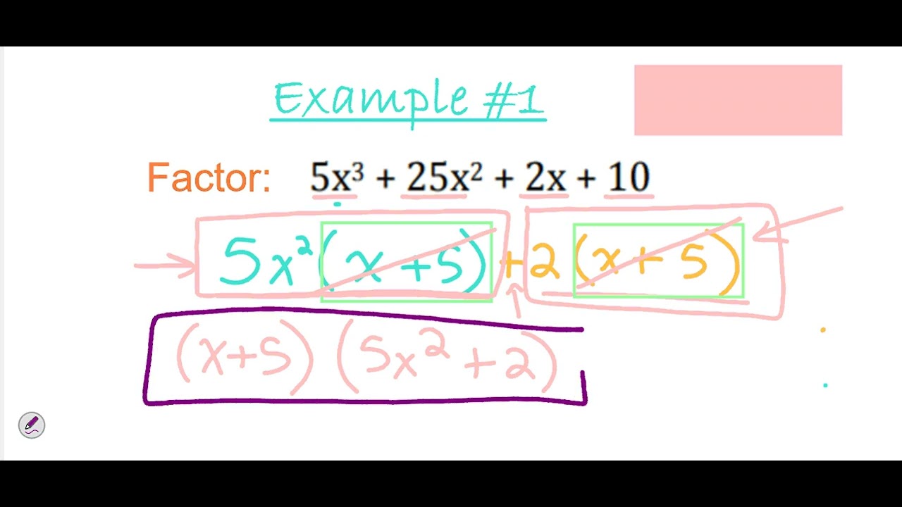 Tutorial #3 Factor By Grouping - YouTube