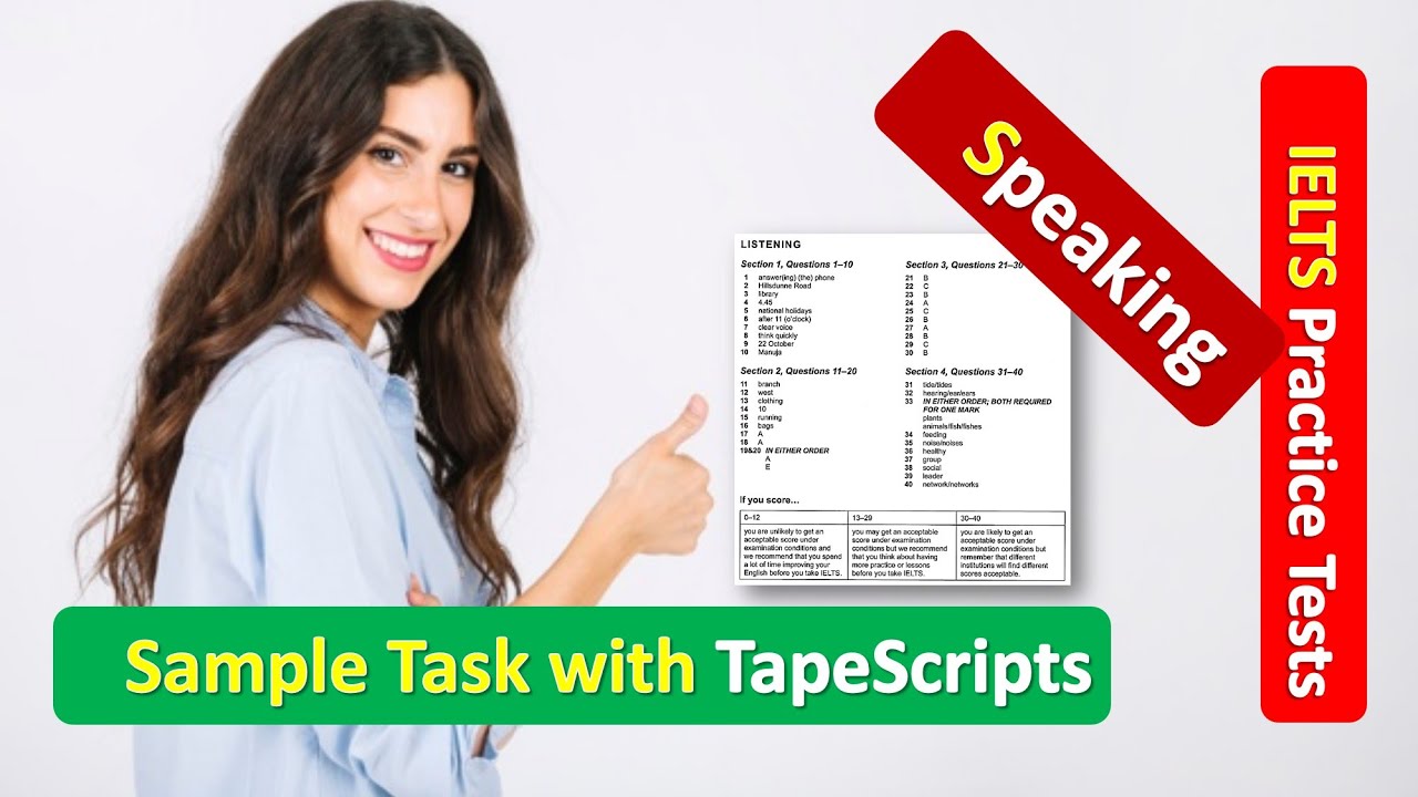 IELTS Speaking Sample Task with Tape-scripts | Cambridge IELTS Speaking ...