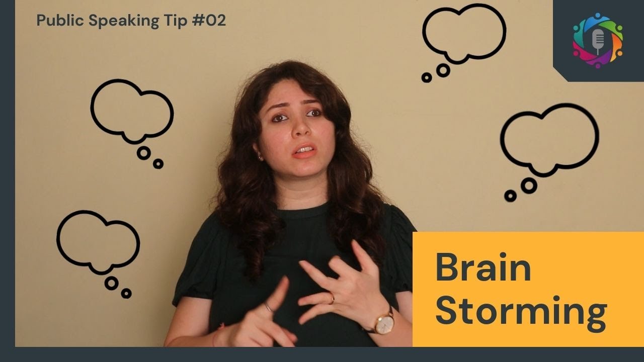 Brainstorming : How to do it?? - Public Speaking Tip 02 - YouTube