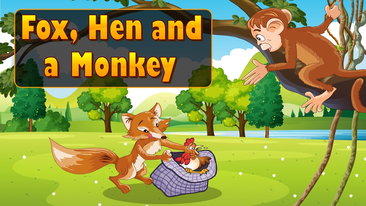 🦊 Fox Hen and a Monkey - English Story | Stories For Kids 🐒 - YouTube