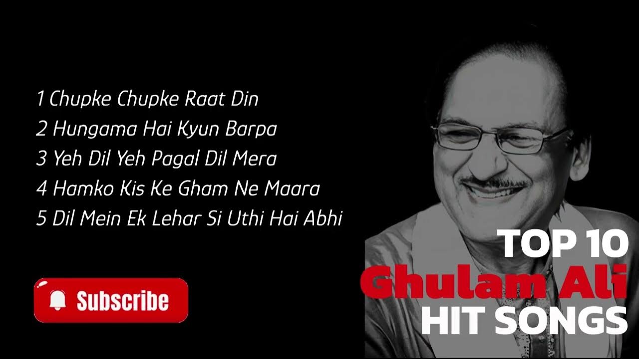 Best of Ghulam Ali – Top 5 Unforgettable Ghazals | Timeless Classics | Bollywood Hit Songs ...