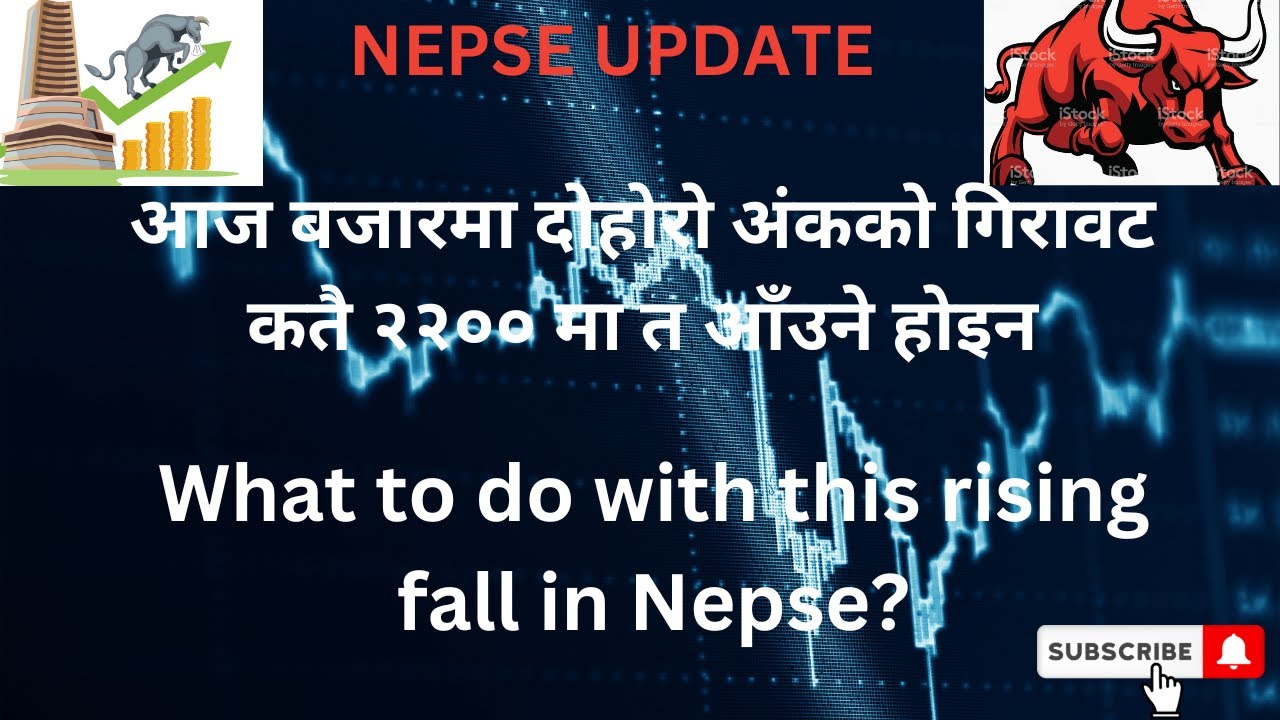 NEPSE Prediction| Technical Analysis/NEPSE Update |What to do next ...