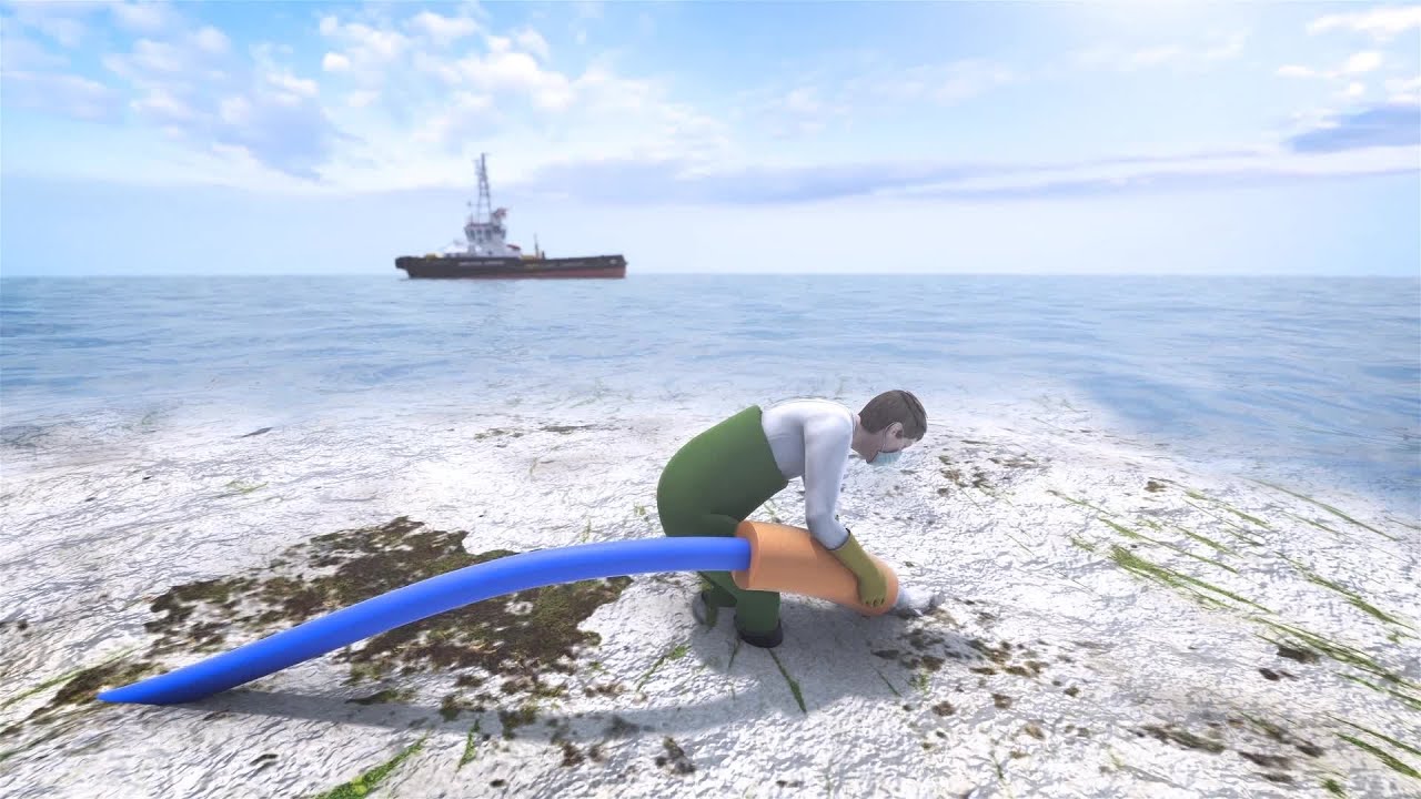 Turkey fights back against 'sea snot' invasion - YouTube