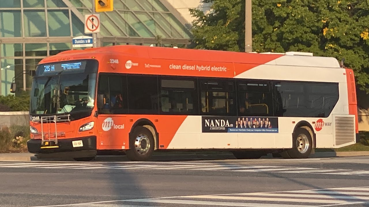 MiWay | 2023 New Flyer XDE40 2348 Route 26 W Burnhamthorpe to South ...