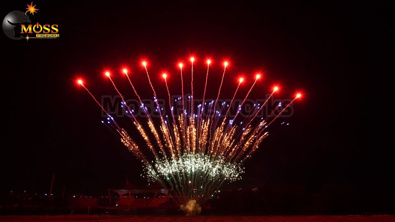 Sky Flower Fireworks Show Cake 1.2 Inch - YouTube