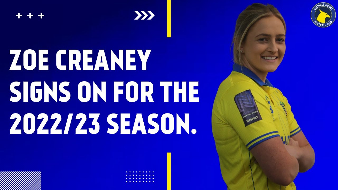 Zoe Creaney signs on for the 2022/2023 season. ️ - YouTube