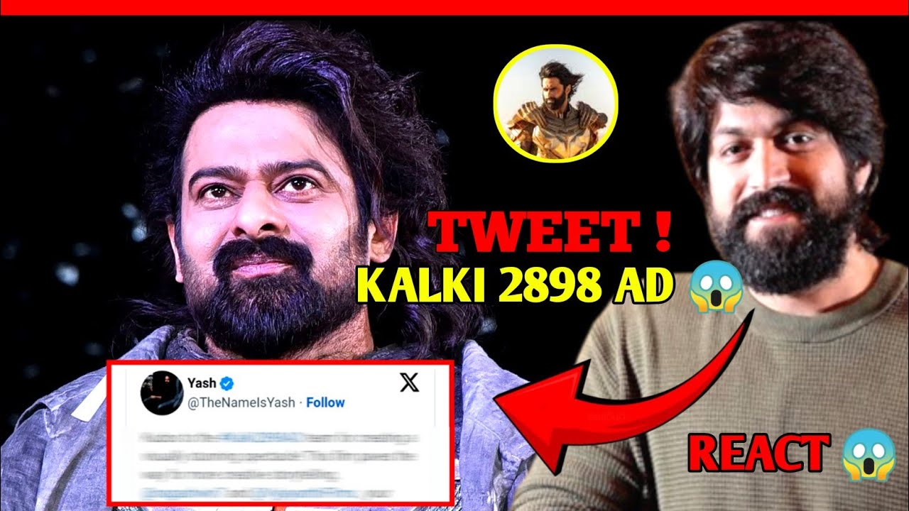 Rocking Star Yash React Kalki 2898 AD moovie 🔥😱 #kalki2898ad #prabhas #aswathama - YouTube