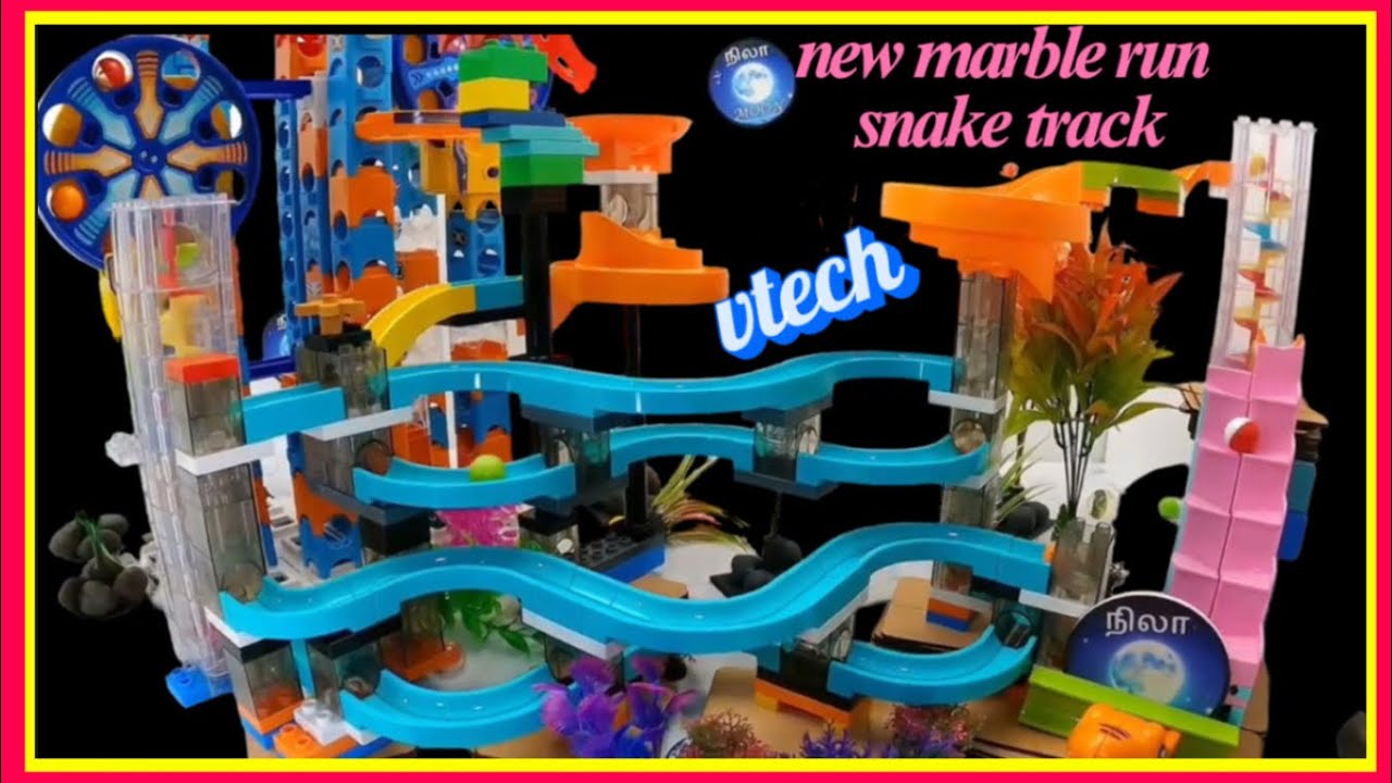 Vtech non stop marble race run snake tracks - YouTube