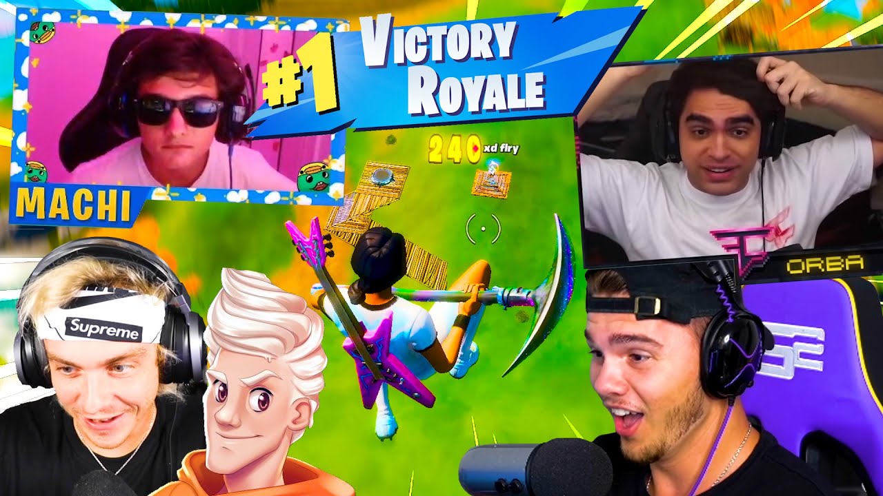 Famous YouTubers React to my BEST TRICKSHOTS! (FaZe, McCreamy, Randumb ...