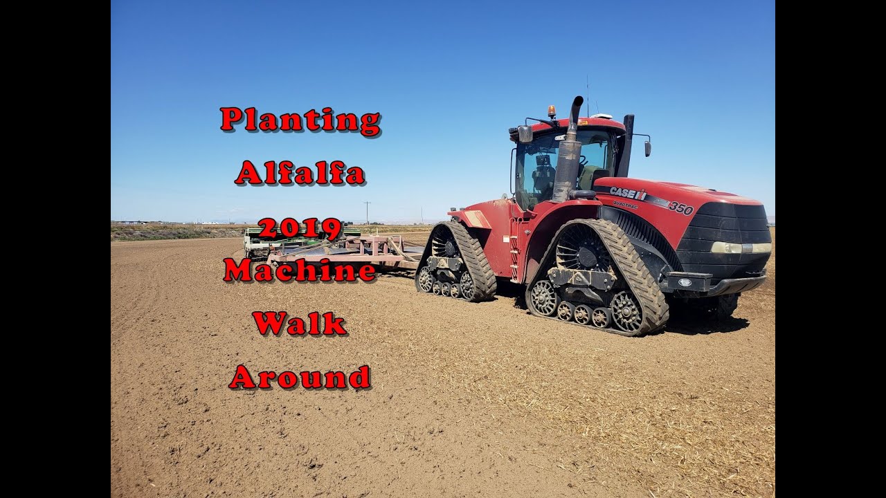 Case Rowtrac 350 and Great Plains Drill - YouTube