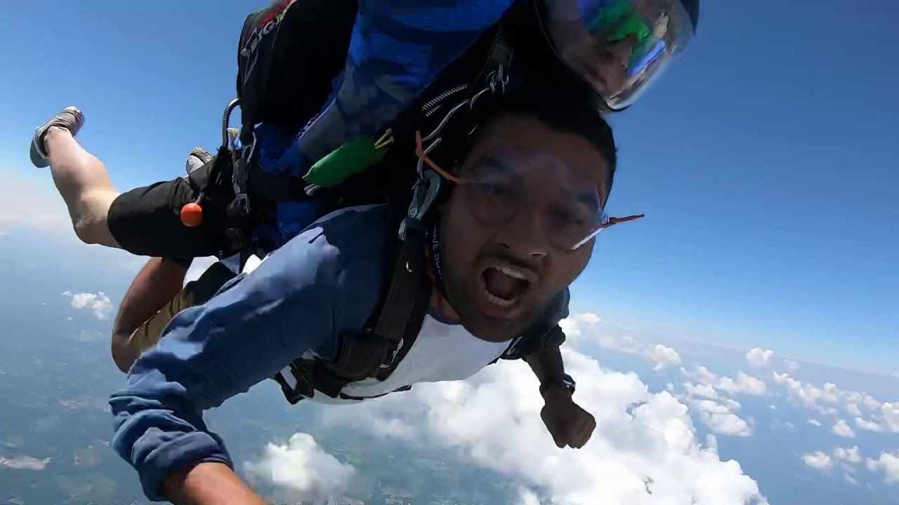 When I jumped off a flying aircraft - YouTube