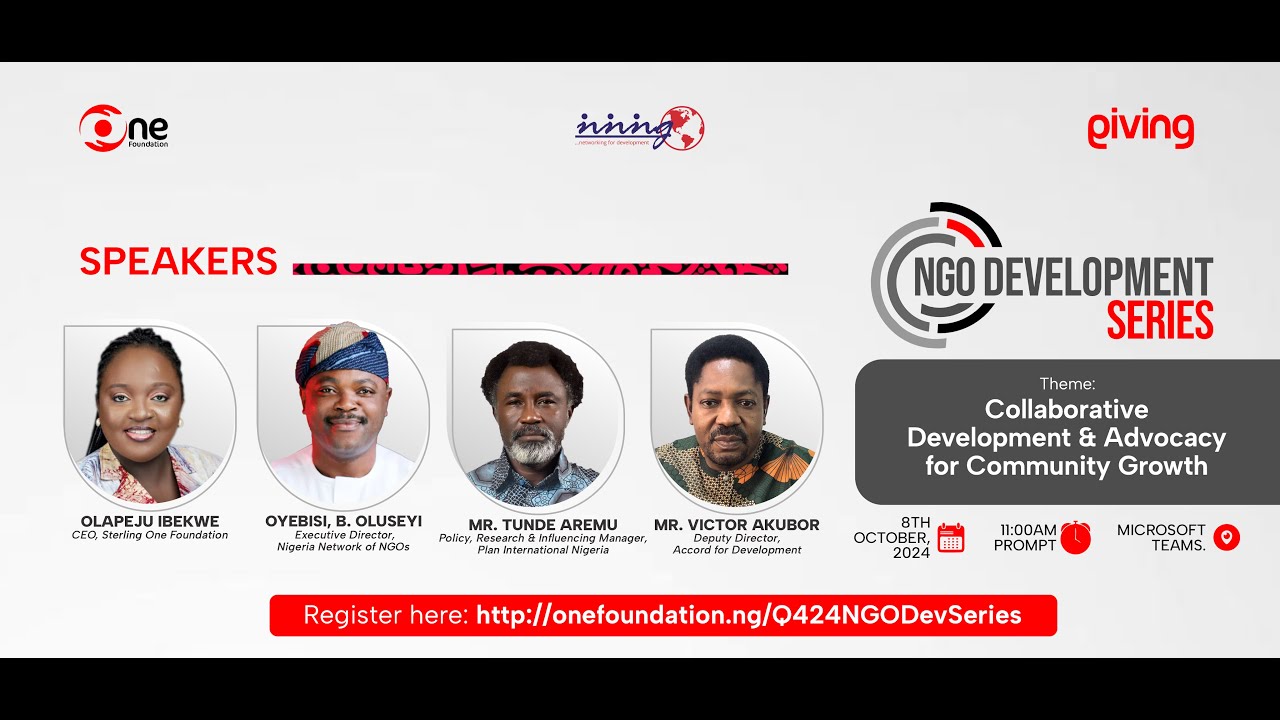 Collaborative Development & Advocacy for Community Growth Webinar | NGO ...