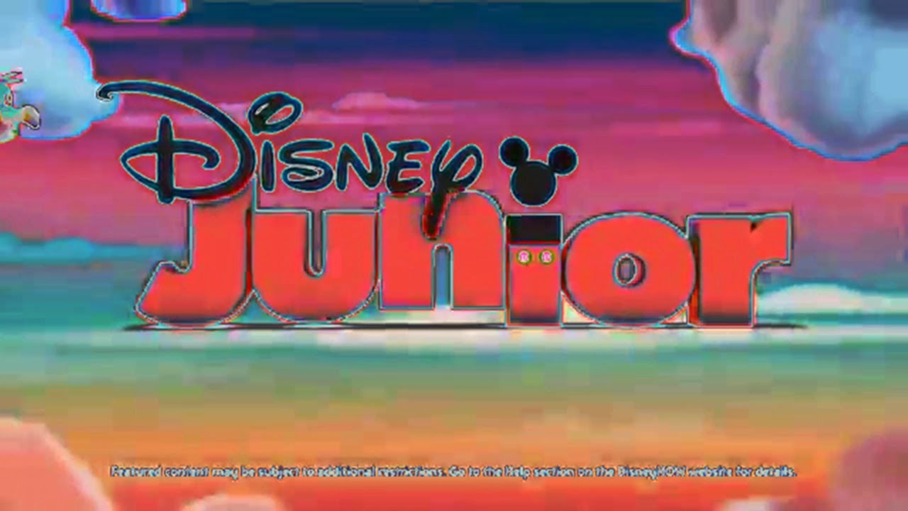 Disney Junior Logo Bumper ID Ident ART NEON Compilation - YouTube